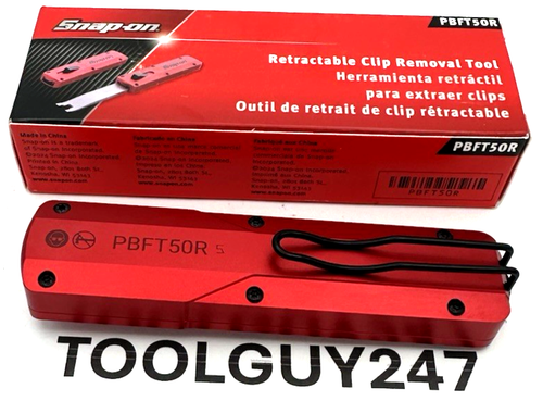Snapon PBFT50R Red Retractable Clip Removal Tool for sale online | eBay