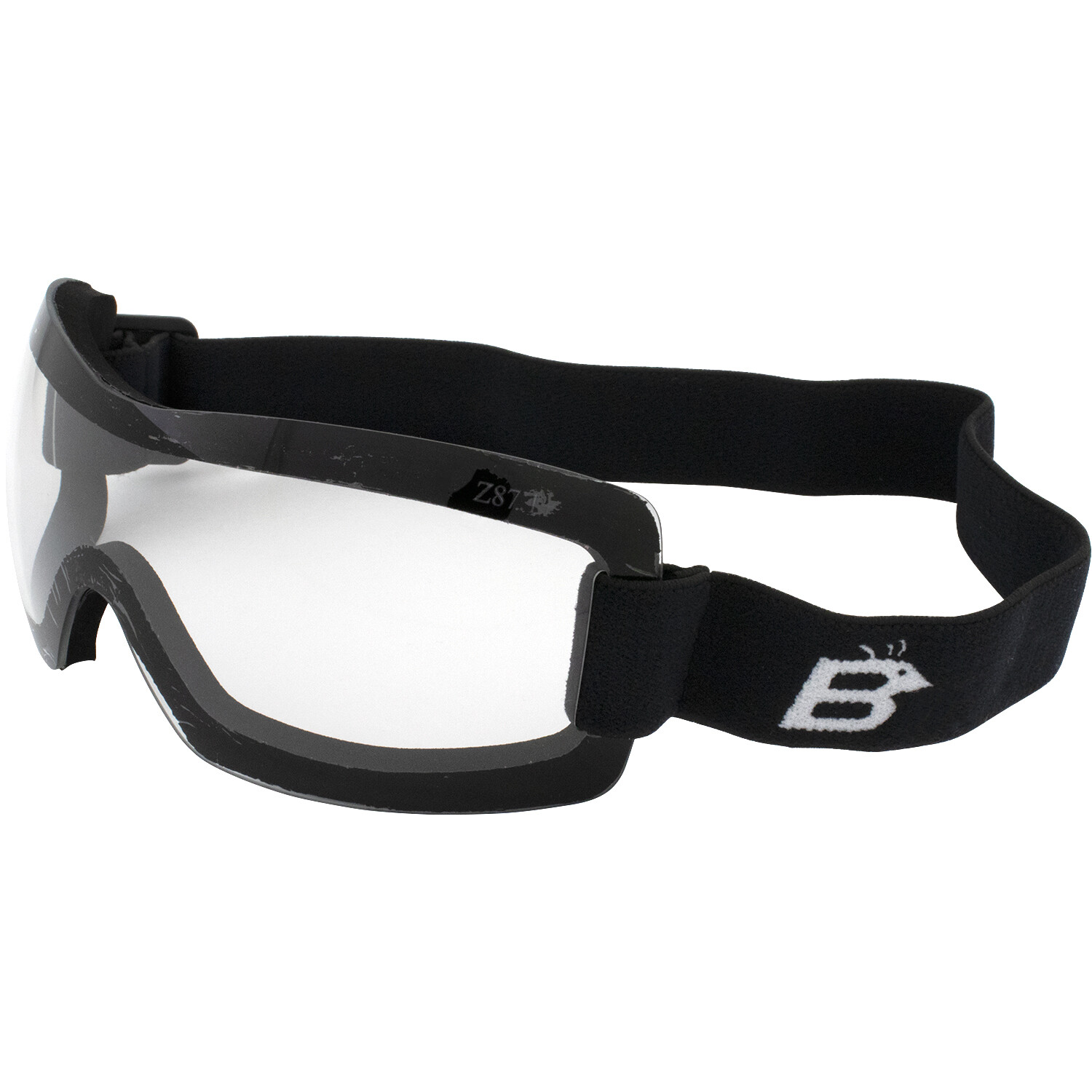 BIRDZ Eyewear WREN Skydiving Motorcycle Goggles CLEAR Lens w Pouch Z87 ...