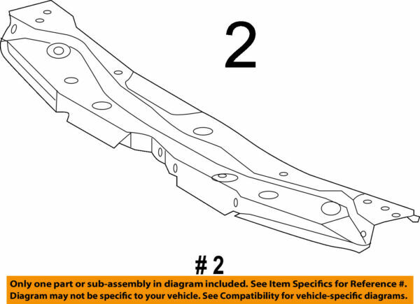 53216-33150 Toyota Support, radiator, upper 5321633150, New Genuine OEM ...