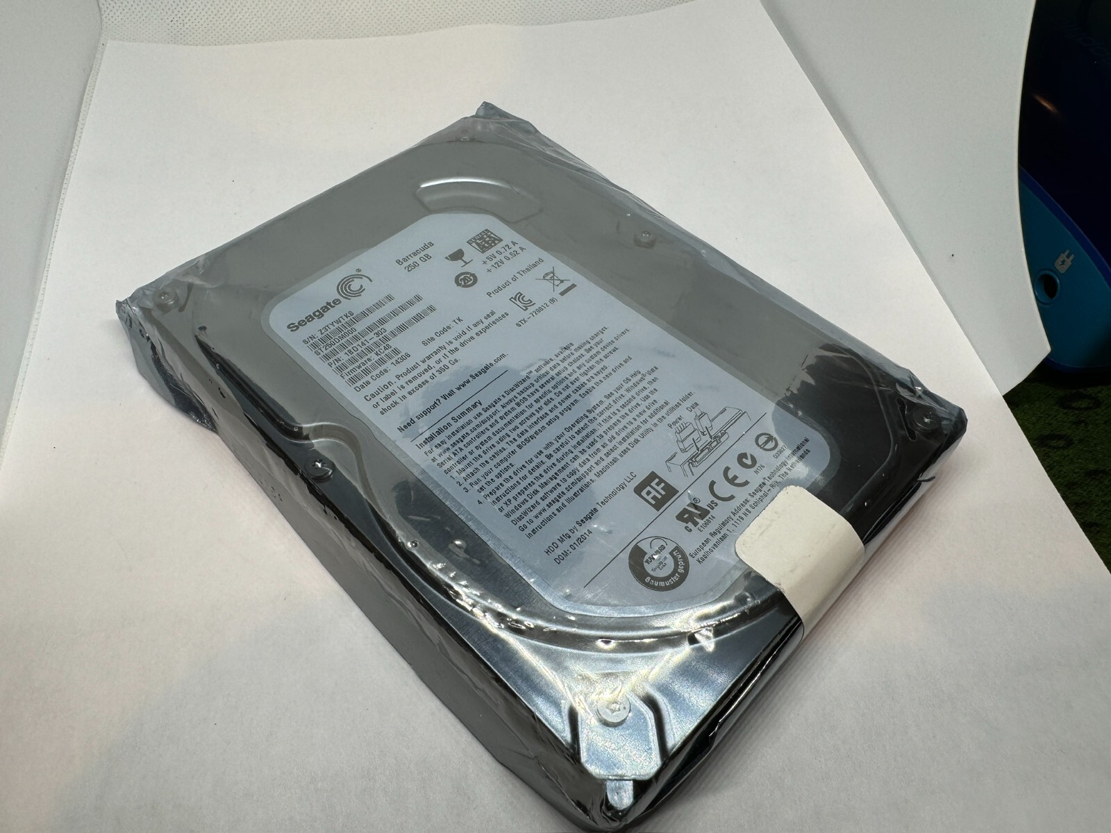 Seagate 250gb Barracuda 7.2k SATA Hard Drive St250dm000 1bd141-303 for ...