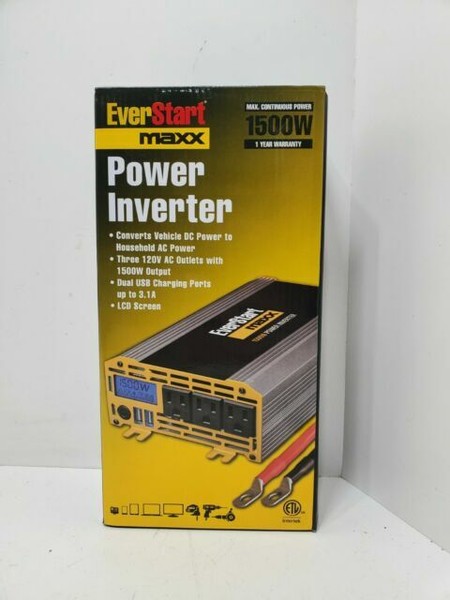 Everstart PC1000E MAXX 1500 Watt Automotive Power Inverter for sale ...