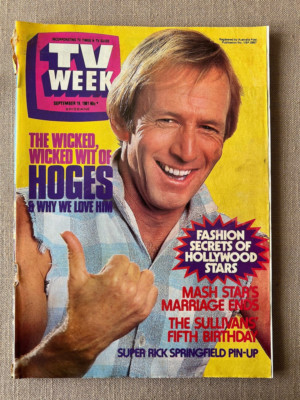 Vintage television - "Australian TV Week" Sep 1981 Jane Scali Rick ...
