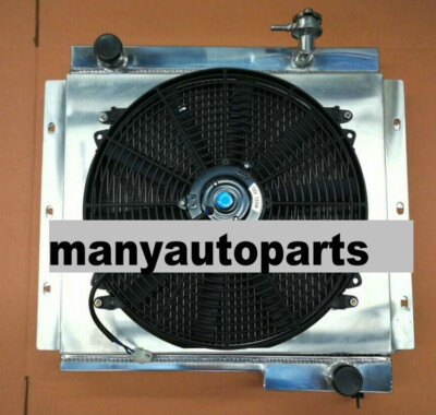 3 core aluminum radiator + shroud + fan for Land Cruiser FJ40 FJ45 ...