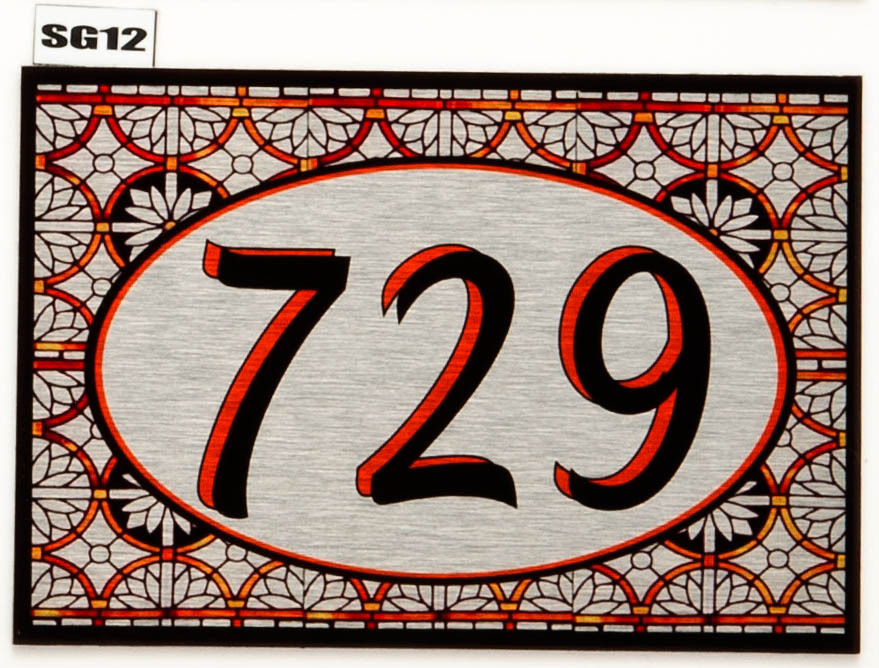 Rennie mackintosh Personalised Plaque Name Plate Door Number Nameplate ...