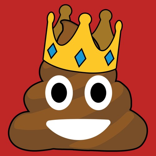 Poop Emoji Crown - Classic Funny King Novelty Humor T Shirt | eBay