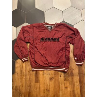 Vintage Alabama Crimson Tide Pullover Team Starter Jacket Windbreaker ...
