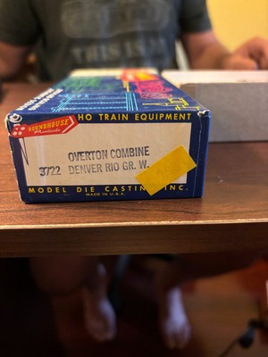 Roundhouse HO Overton Combine Railway Post Office Kit DRGW | eBay