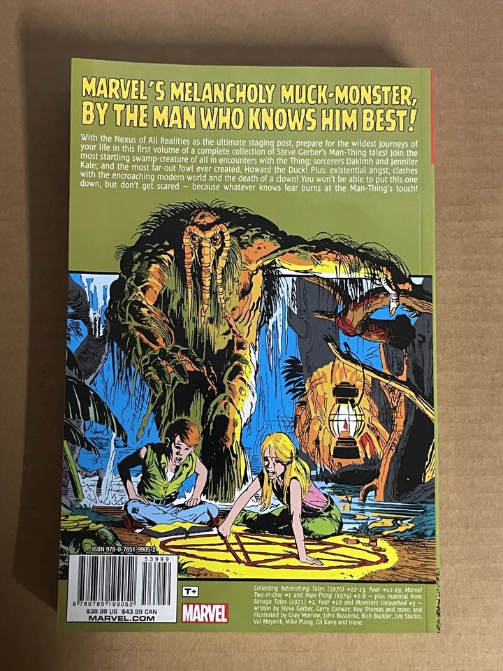 MAN-THING STEVE GERBER COMPLETE COLLECTION VOL 1 TPB MARVEL COMICS ...