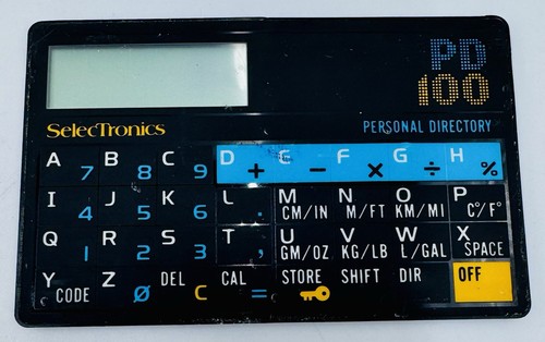 VNTG The Worlds Smallest Pocket Computer PD-100 Personal Directory ...