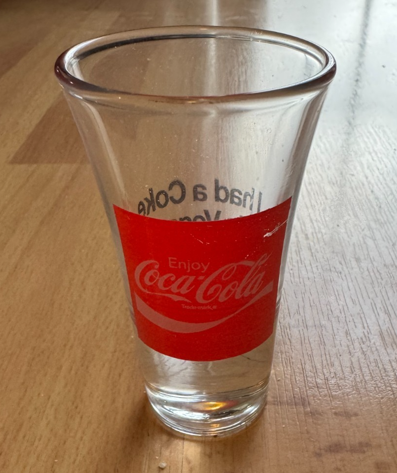 Las Vegas Coca-Cola Shot Glass | eBay