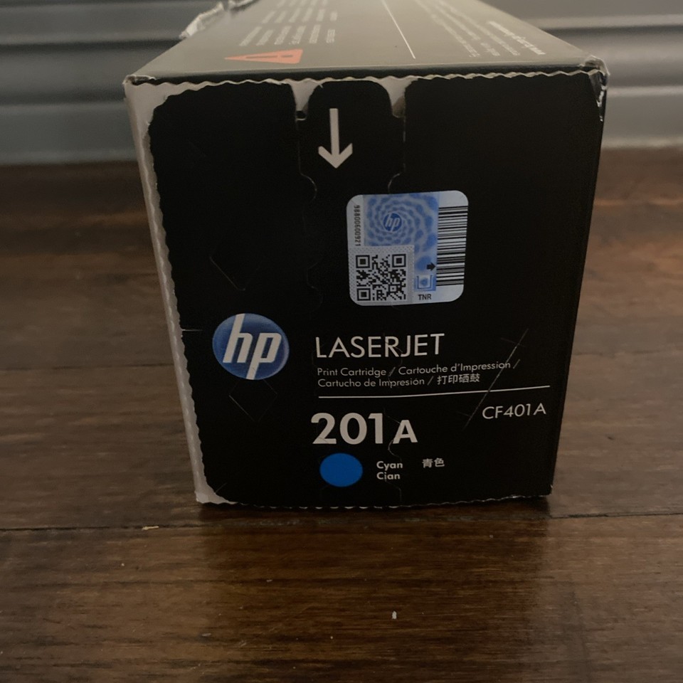 HP 201A CF401A CYAN Genuine Toner Cartridge Factory Sealed LaserJet Pro ...