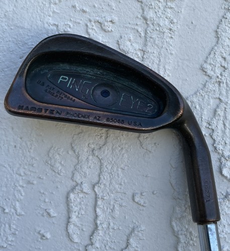 Vintage Ping Eye 2 Beryllium Copper Single 1 Iron Black Dot RH | eBay