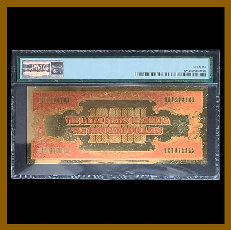 1934 $10000 $10,000 Smithsonian Edition 24K Gold Certificate PMG GEM ...