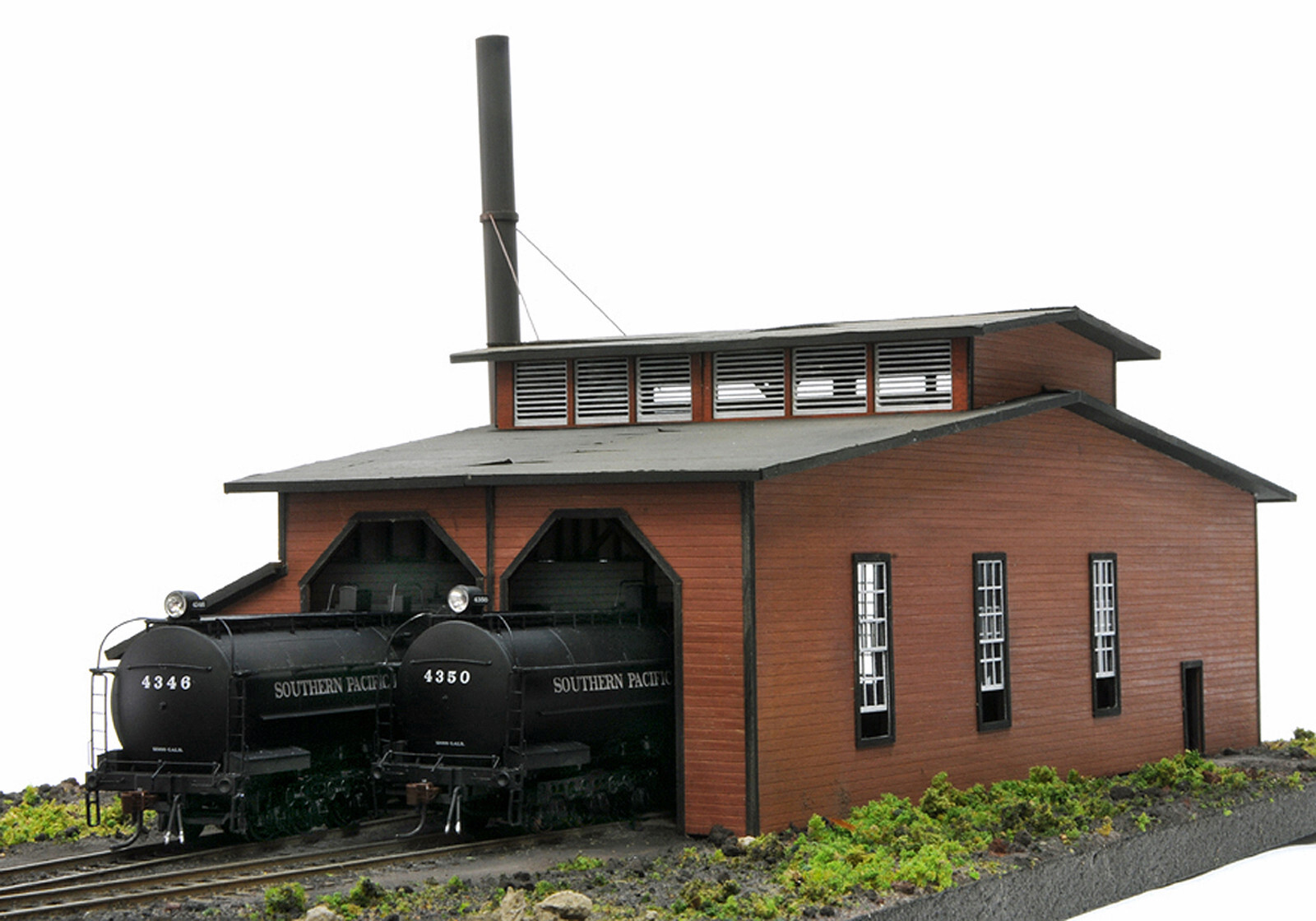 PORT COSTA ROUNDHOUSE KIT HOn3 Model Railroad Structure Unptd Laser ...