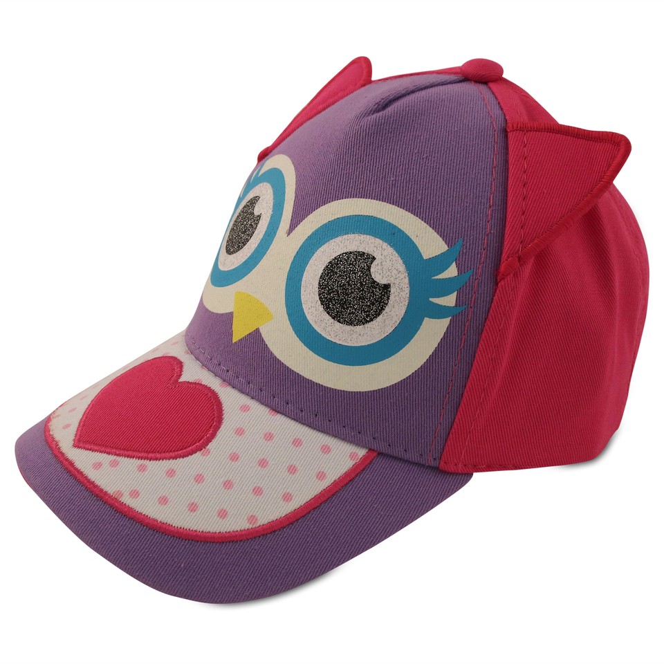 ABG Accessories Toddler Girls Baseball Cap with Assorted Animal Critter ...
