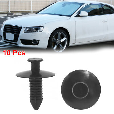 10 Pcs 6mm Hole Push in Rivet Retainer Fastener Bumper Pin Clips for ...