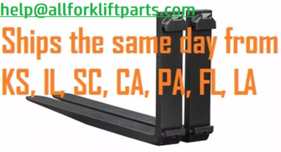 CLASS 3 FORKLIFT FORKS SET 96" CAPACITY 8K 10 +K LBS TRUCK 8 Foot FEET ...