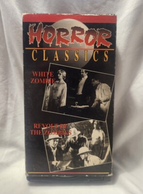 Horror Classics Vol 3 & 4: White Zombie/Revolt of the Zombies VHS | eBay