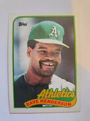 1989 TOPPS DAVE HENDERSON #527 NM | eBay