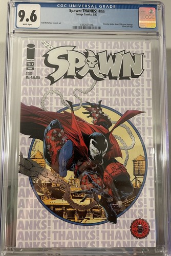 Spawn Thanks #nn CGC 9.6 Amazing Spider-Man #300 Cover Homage Silver ...