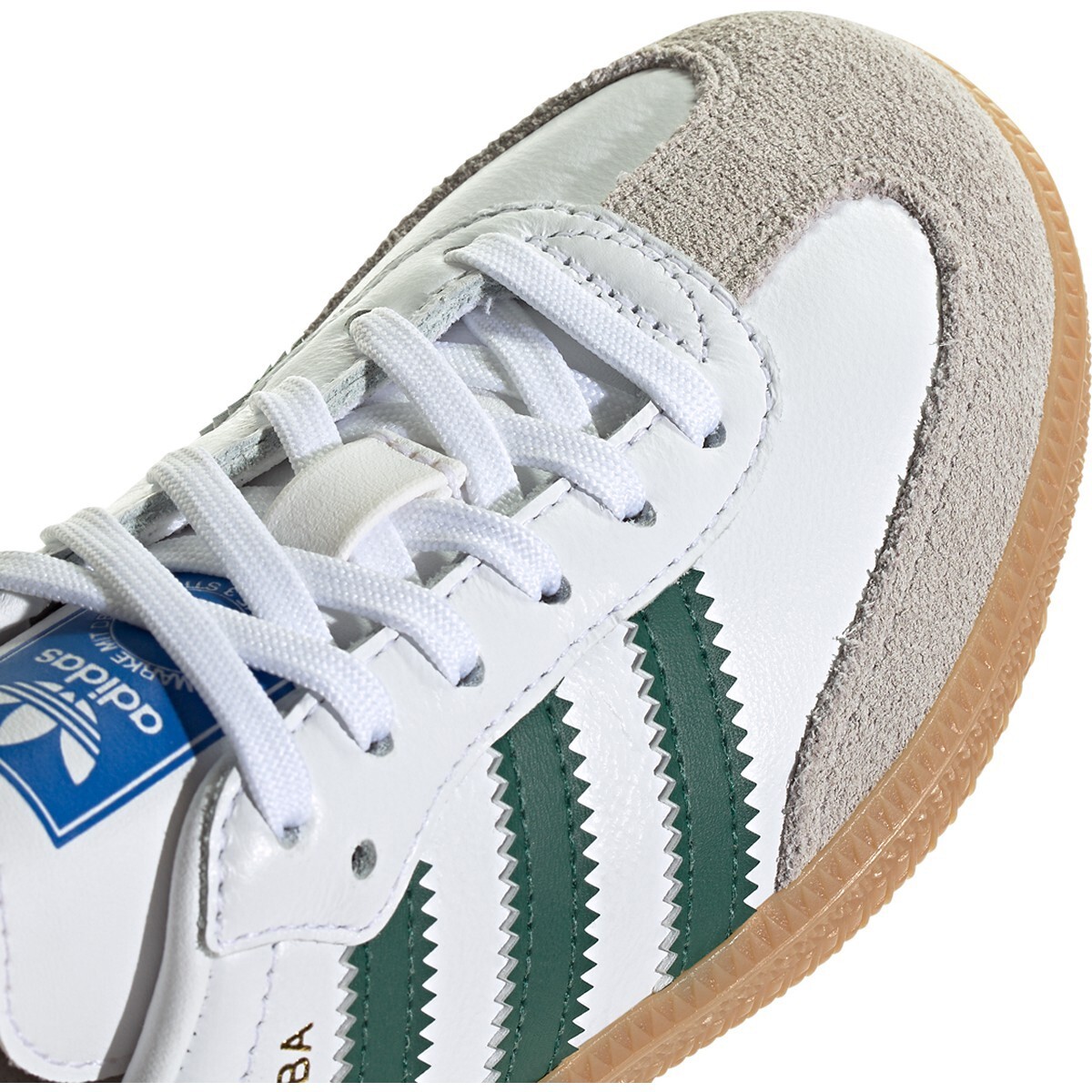 Adidas Originals Kids Samba OG (FTWR WHITE/COLLEGIATE GREEN/GUM 3 ...