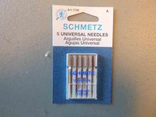 Schmetz Universal Sewing Machine Needles (5 needles per package) 3 ...