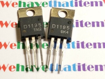 2SD1195 / D1195 / TRANSISTOR / TO220 / 2 PIECES (qzty) | eBay