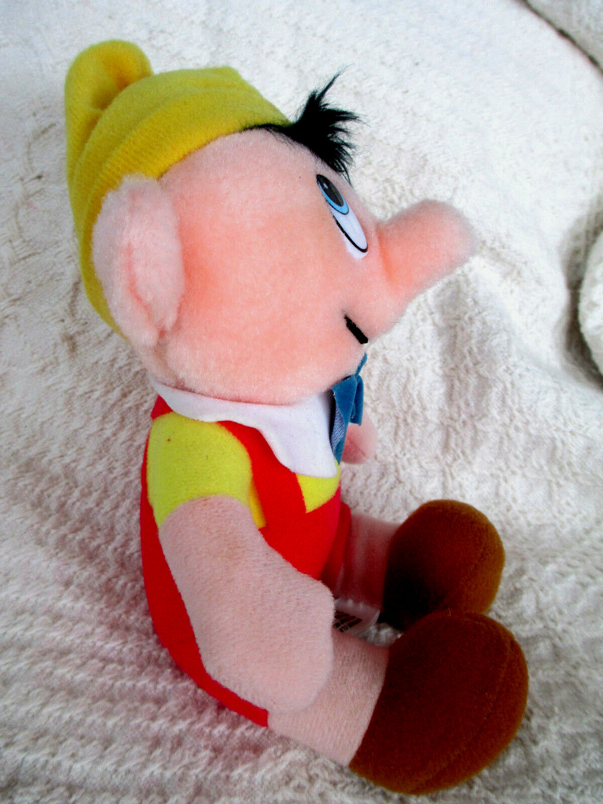 BABY TOY PINOCHIO PLUSH DOLL 8" Tagged Walt Disney Productions CLEAN ...