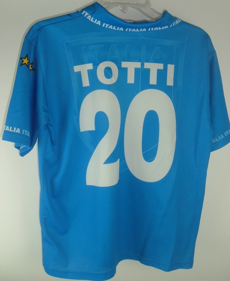 Sports Jersey Italy Francesco Totti number 20 Shirt Euro Soccer ...