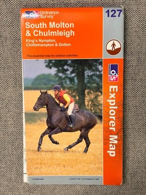 OS Explorer Map of South Molton & Chulmleigh | eBay UK
