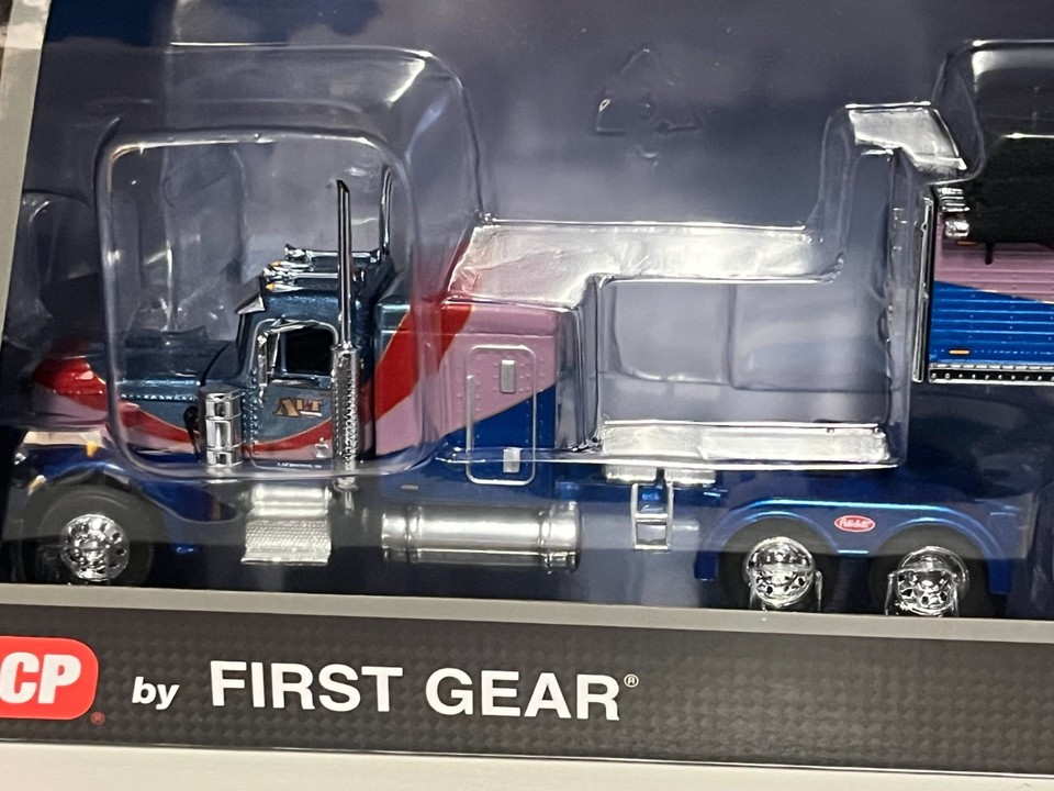 NEW 1/64 DCP 68-1424 PETERBILT 359 BLUE JC ALT SWOOP HOPPER NIB FACTORY ...