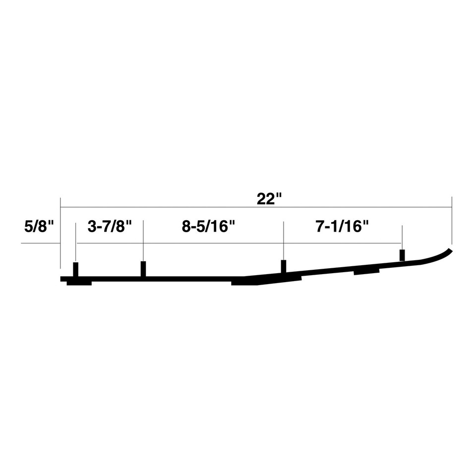 Kimpex Carbide Runner Fits Yamaha, Fits Kawasaki OEM# 8M6-23731-00-XX ...