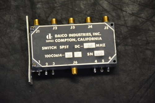 Daico Industries 100C0614-26 Switch (DC-250M Switch (DC-250MHz) | eBay