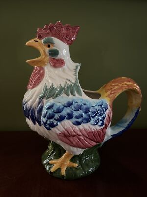 Vintage Farm House Rooster Pitcher Pamela Scurry's Homestead Collection ...