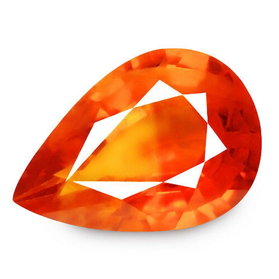 3.74ct Rare Intense Orange yellow Sapphire 100% natural earth mined Sri Lanka | eBay