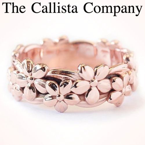 CALLISTA CO. 14K ROSE GOLD PLATED ETERNITY BAND SIZE 5-9 | eBay