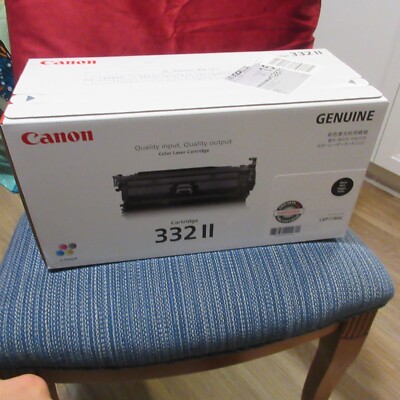 CANON 332 II LBP7780C Black Toner Cartridge New Sealed | eBay
