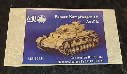 MB Models #1092 Conversion Upgrad kit for Testors/Italeri Panzer Pz IV ...
