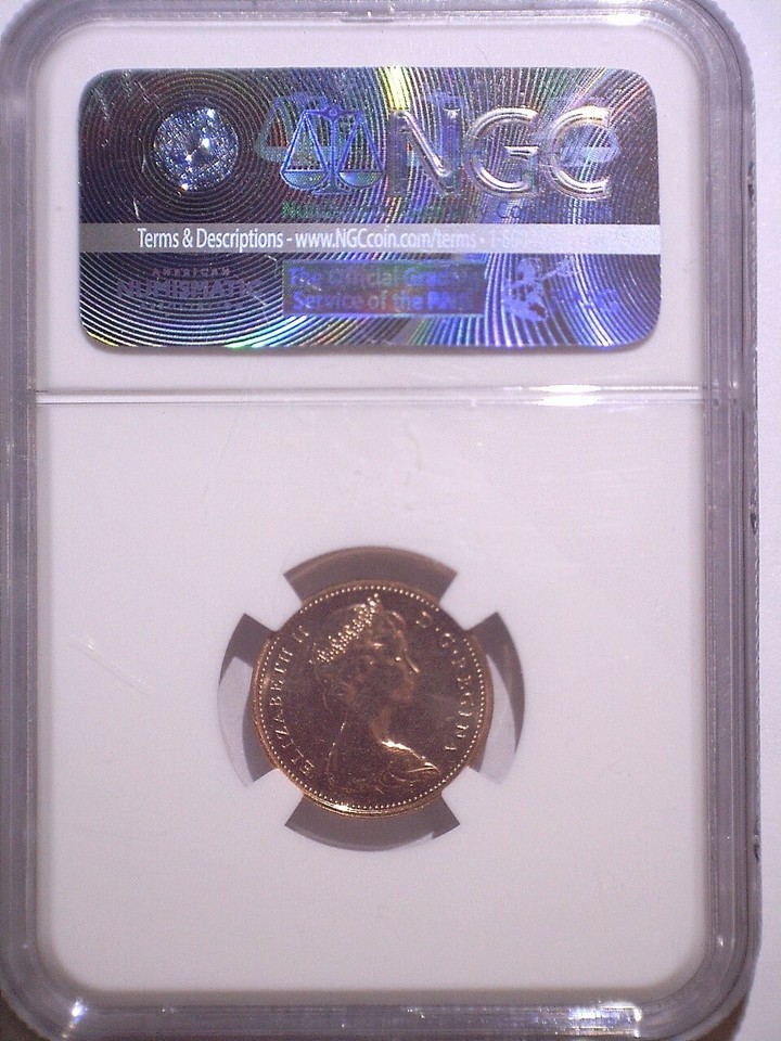 1978 NGC MS66RD Canada Small One Cent - Uncirculated Set Issue - Penny ...