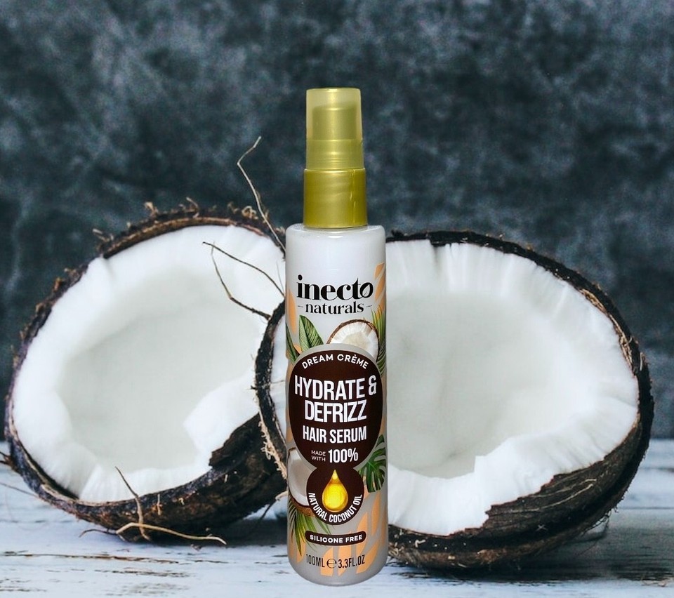 Inecto Hair Serum Coconut 100ml | HYDRATE & DEFRIZZ | NATURAL COCONUT ...