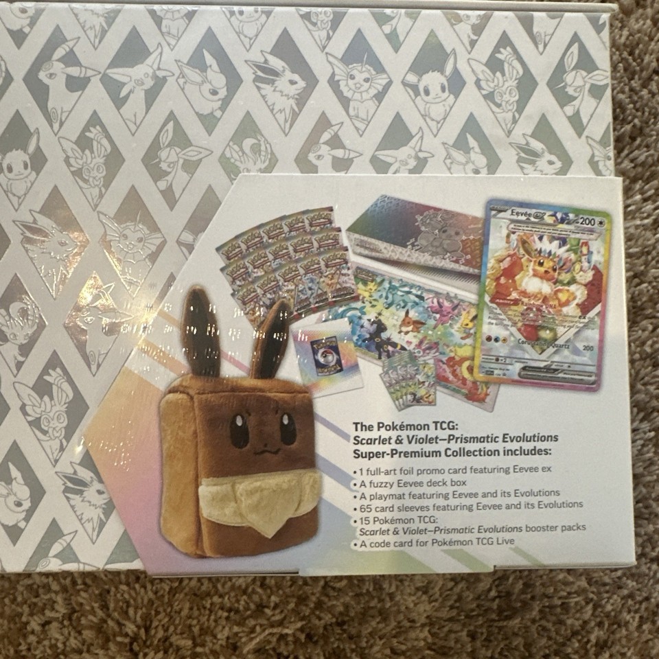 2025 Pokemon TCG Prismatic Evolution Super Premium Collection Box ...