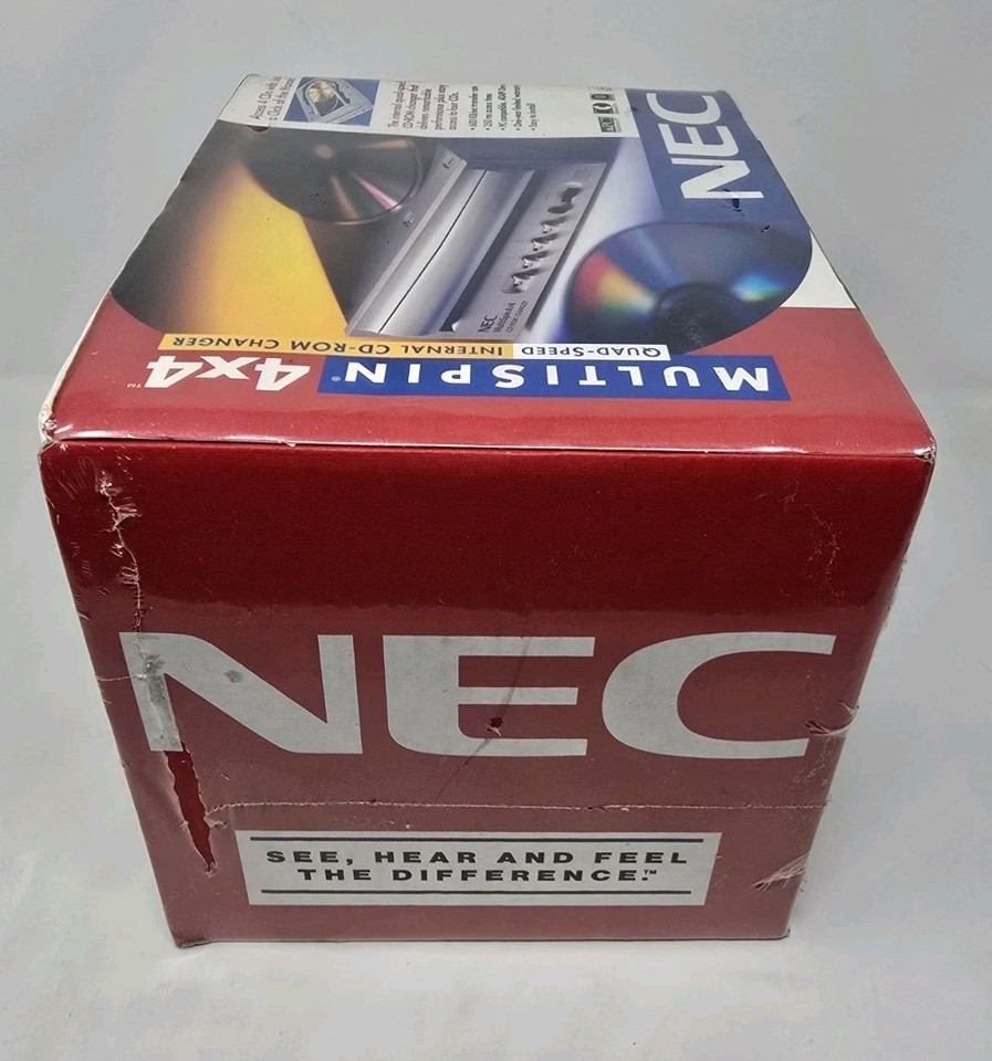 Vintage NEC MultiSpin 4x4 CD-ROM 4 Disc Changer CDR-C251 Sealed w ...