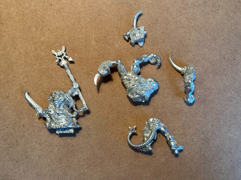 GW WFB Skaven Grey Seer Thanquol & Boneripper - OOP, Metal, Old World ...