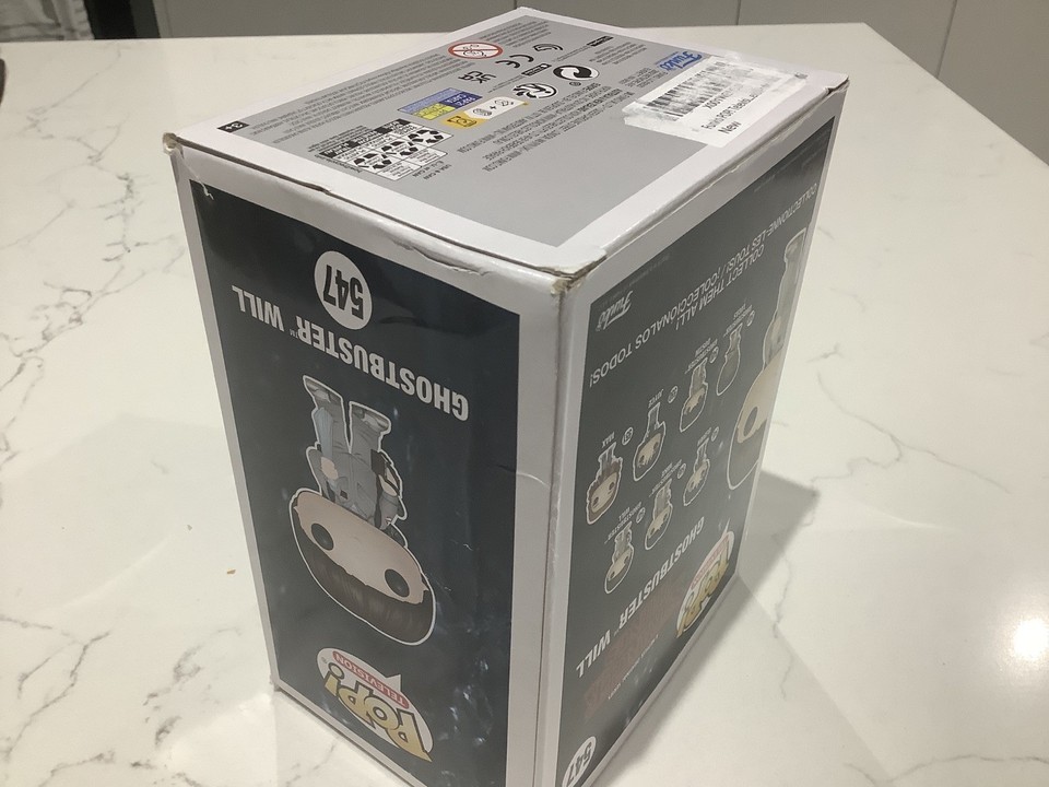 Funko Pop! - 547 Stanger Things Ghostbuster Will. Slight damage to box ...