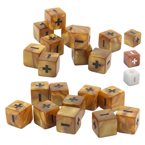 ZZ1 20pcs Math Plus Minus Sign Dices 16mm Math Operation Calculation ...