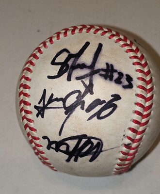 Autographed MLB Baseball Signatures Ball Unknown | eBay