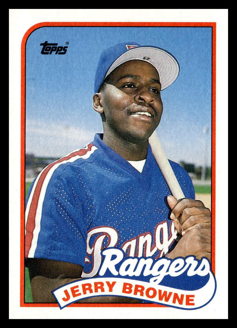 1989 Topps #532 Jerry Browne Texas Rangers Baseball Card | eBay