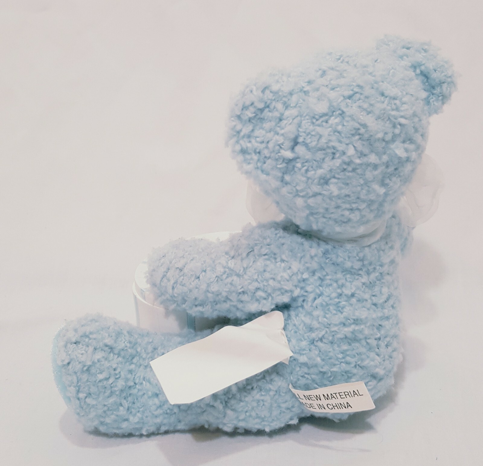 Teddy Bear with Jewelry or Trinket Gift Box Empty Plush Blue Baby 6" | eBay