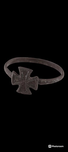 Ring GERMAN IRON Cross GERMANY WWII ww1 WWI ww2 Soldiers AMULET ...