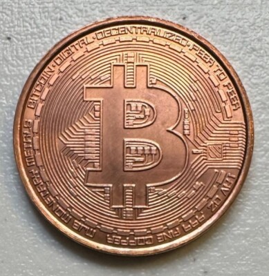 2012 Physical Bitcoin / MJB Monetary Metals Art Round / Mint ...